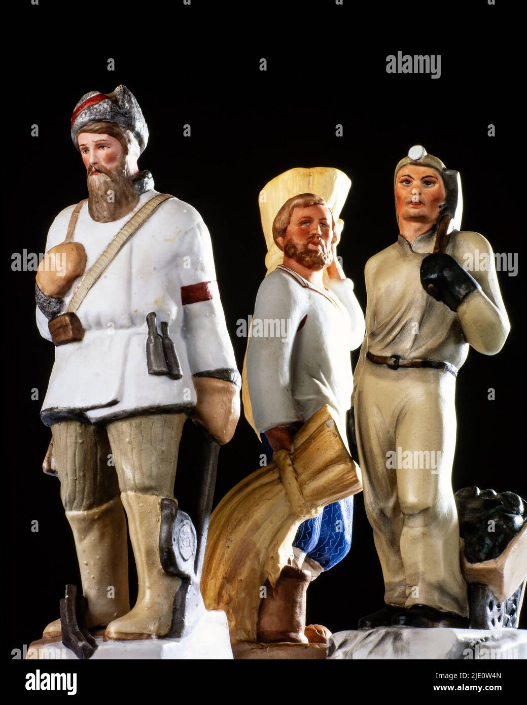 Still-Life, Soviet porcelain, Nata’ja Dan’ko statuettes created for the ...