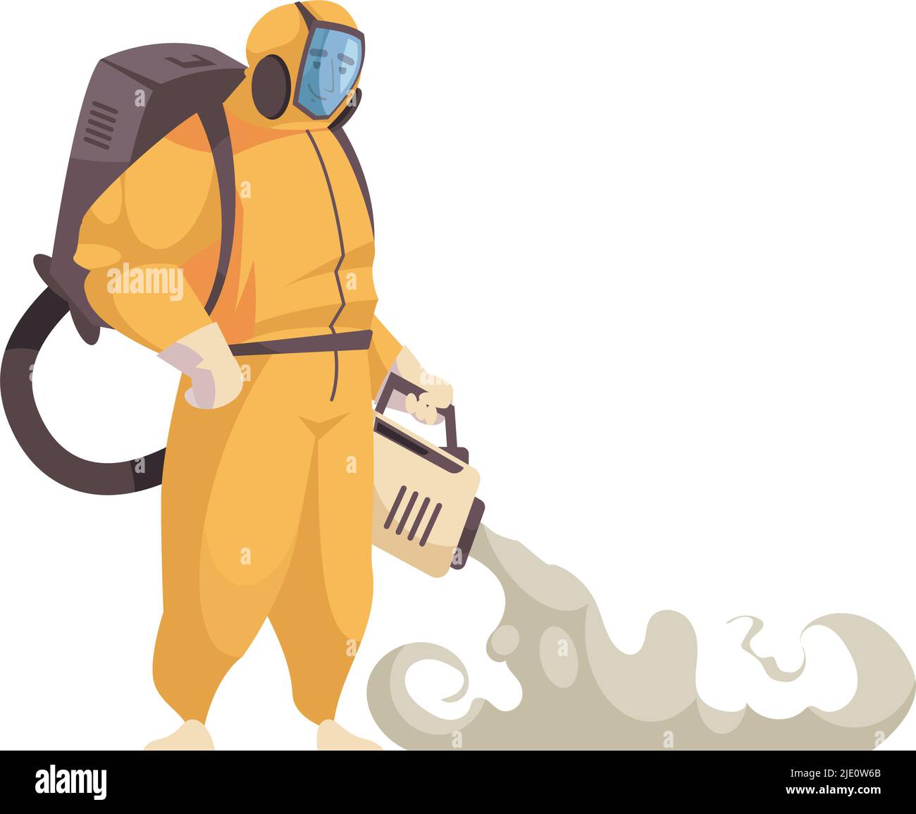 Industrial cleaner suit Stock Vector Images - Alamy
