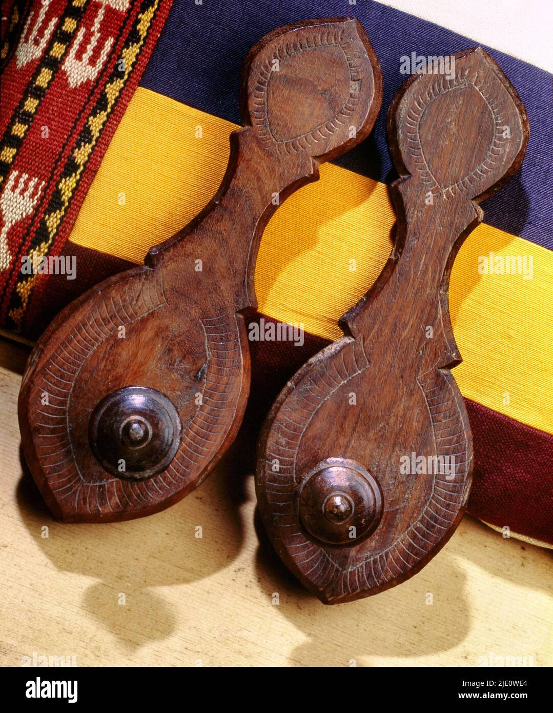 Indian wooden clogs hi-res stock photography and images - Alamy