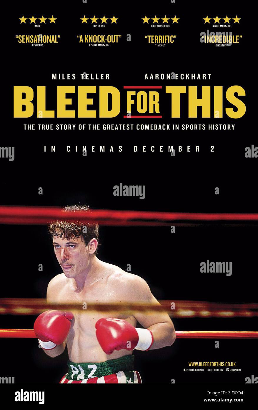 BLEED FOR THIS (2016), directed by BEN YOUNGER. Credit: Magna Entertainment / Sikelia ...