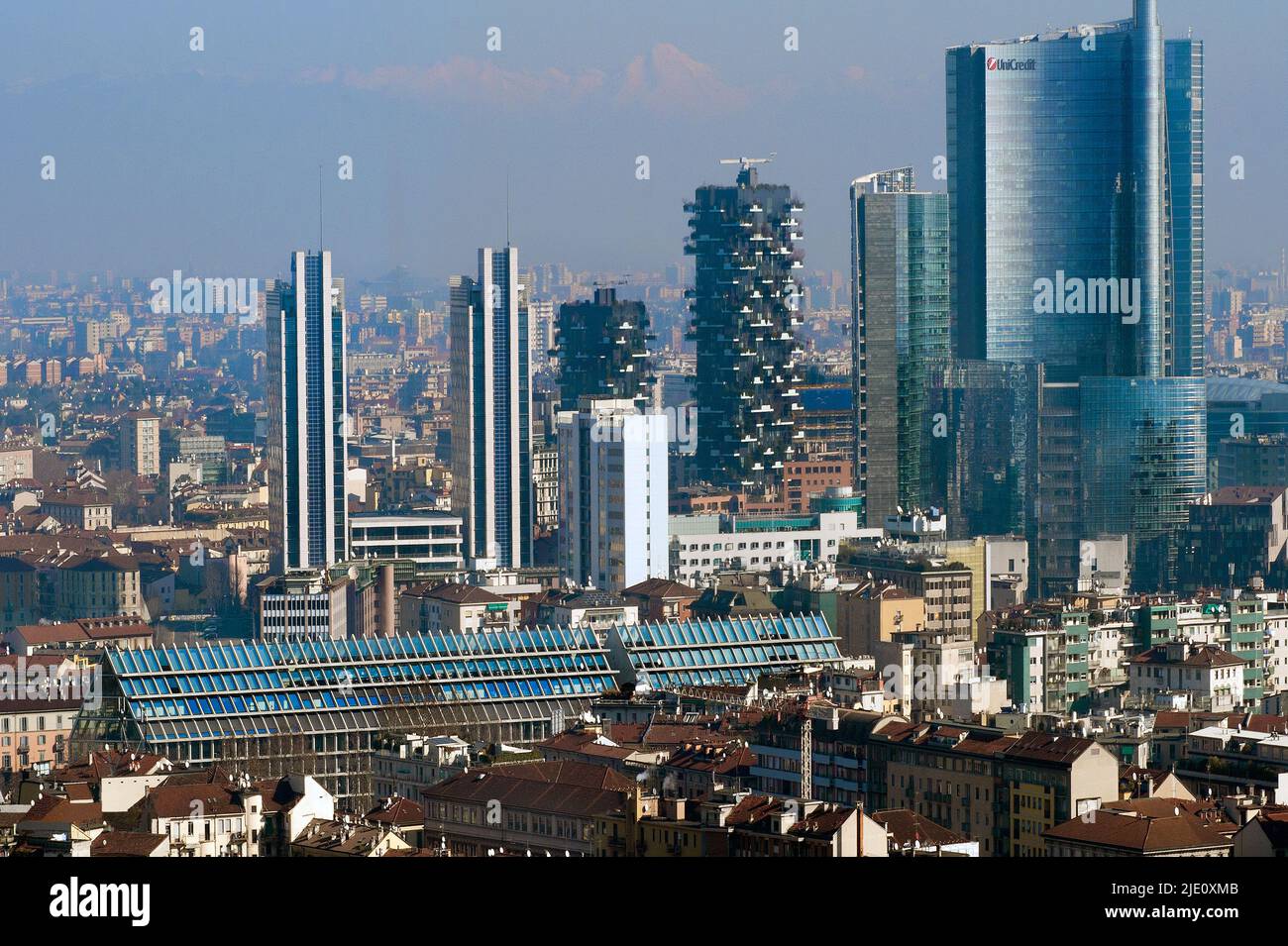 Milan skyline overview hi-res stock photography and images - Alamy