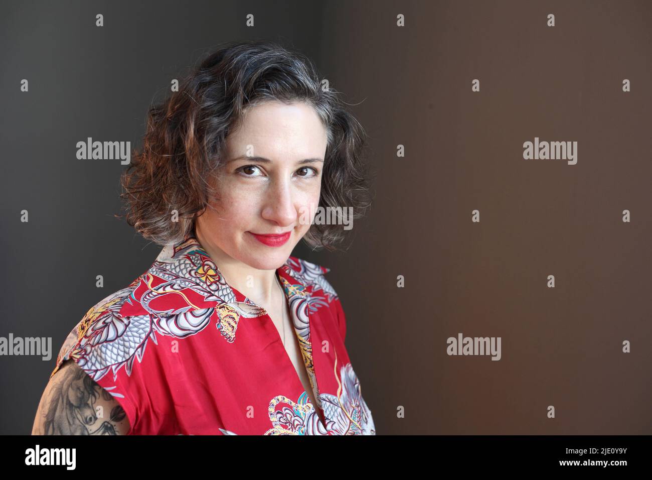 Portrait de Sarah Jaffe (journalist) 21/05/2022 ©Basso Cannarsa/opale ...