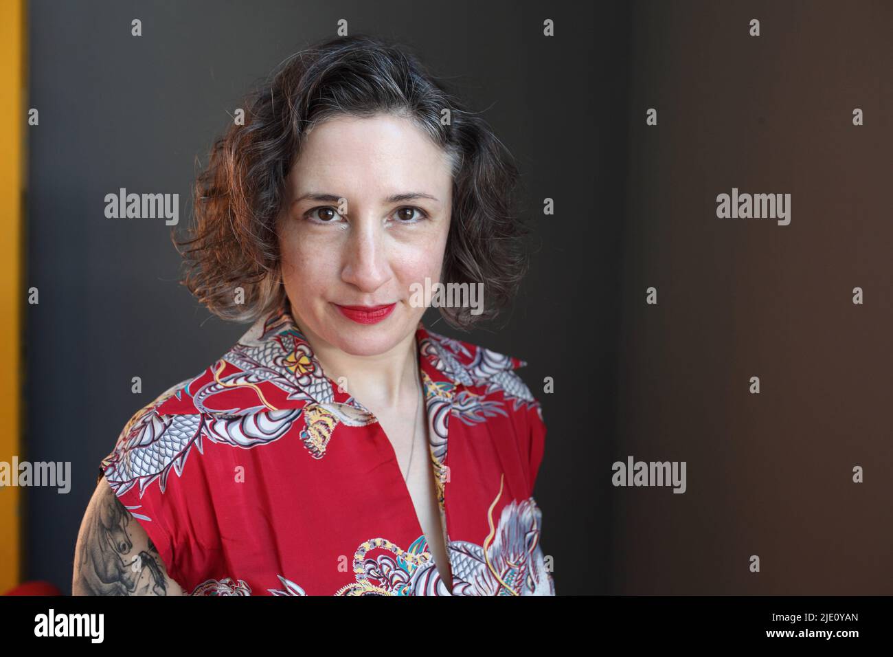 Portrait de Sarah Jaffe (journalist) 21/05/2022 ©Basso Cannarsa/opale ...