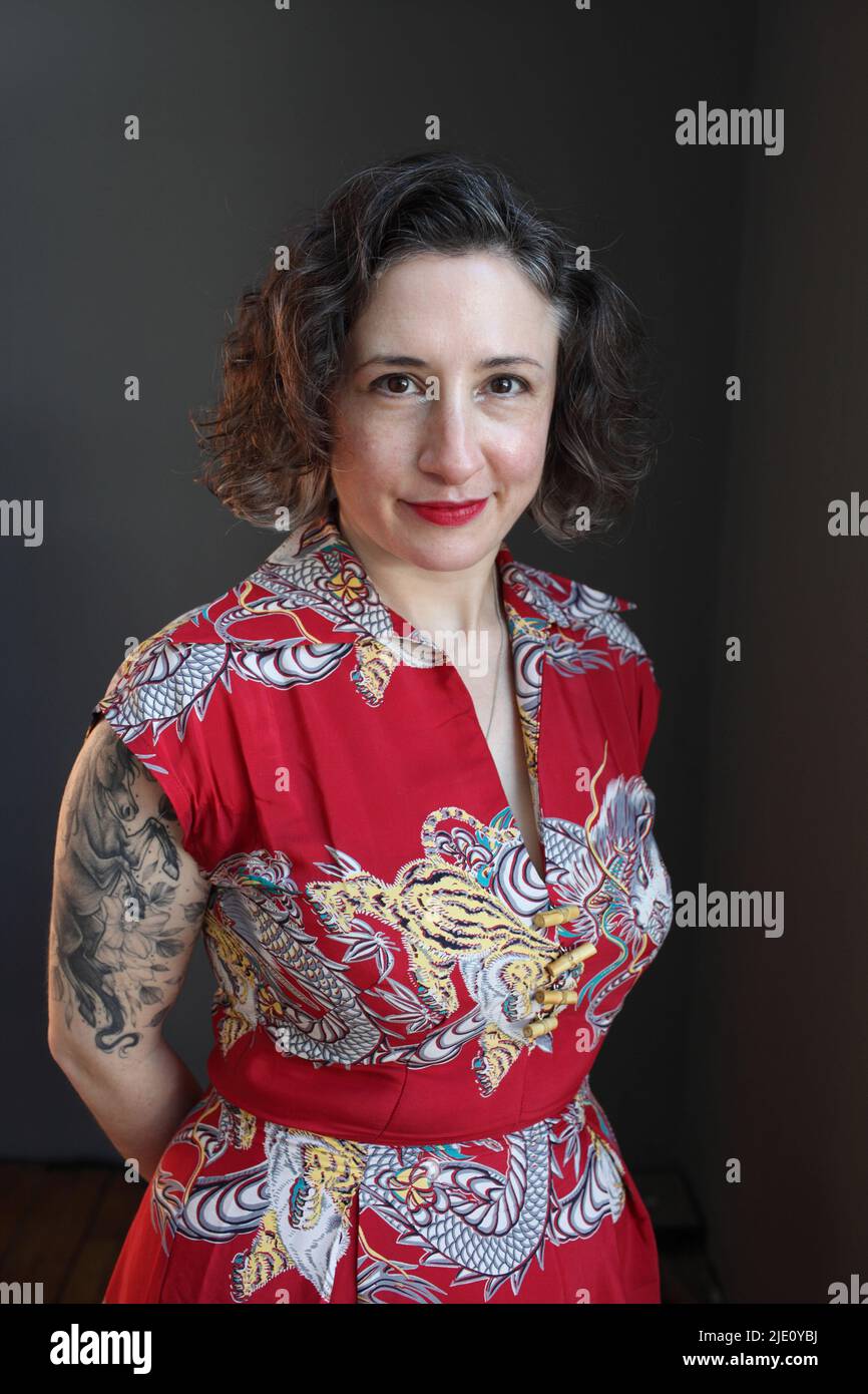 Portrait de Sarah Jaffe (journalist) 21/05/2022 ©Basso Cannarsa/opale ...