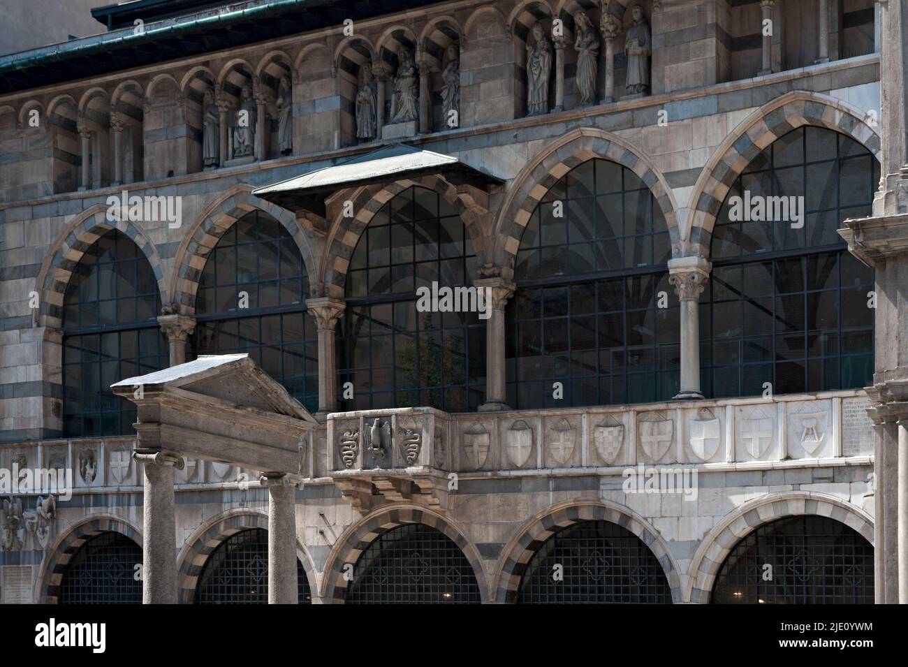 Milan, PIazza Mercanti Stock Photo - Alamy