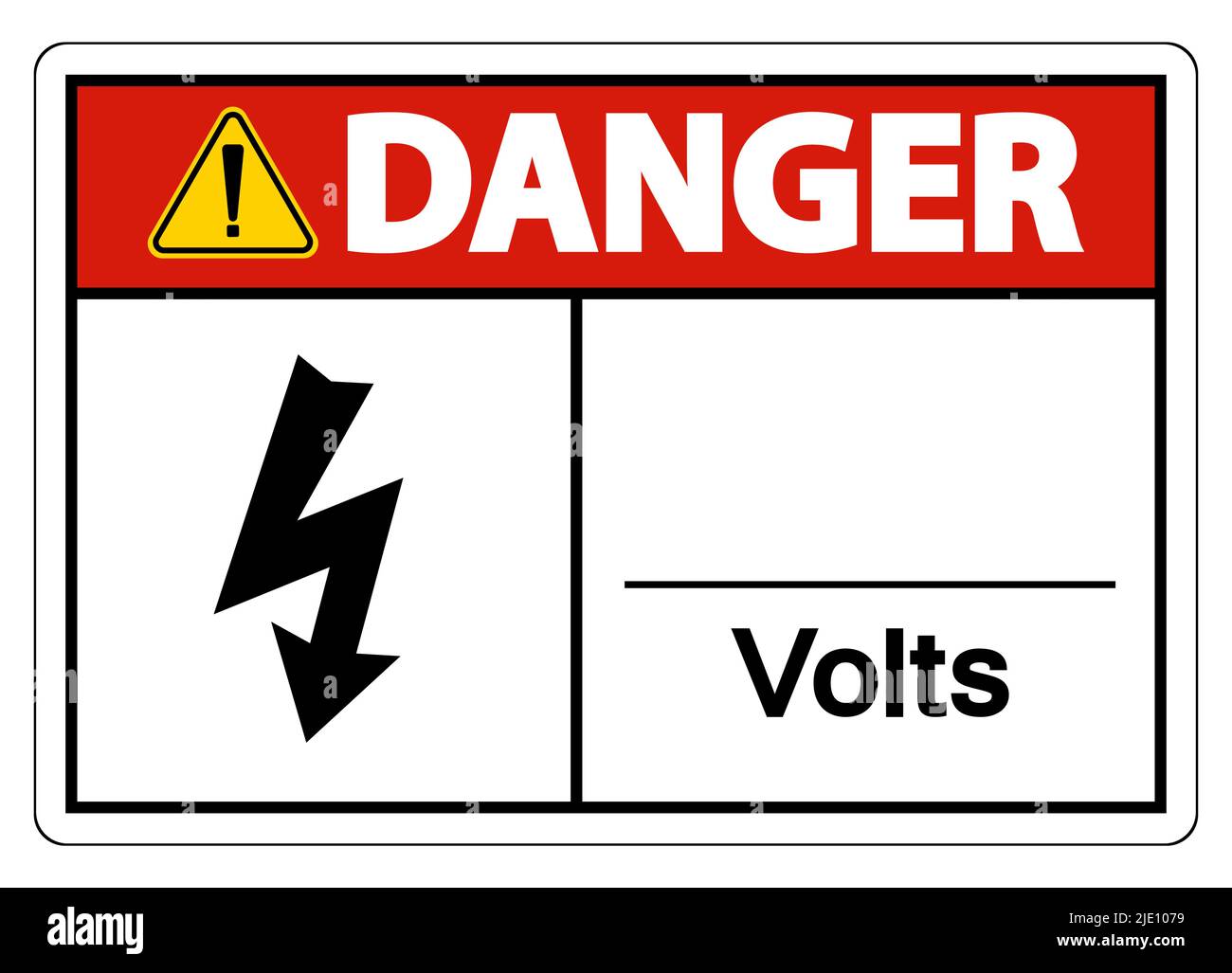 Hazard danger voltage volts hi-res stock photography and images - Alamy