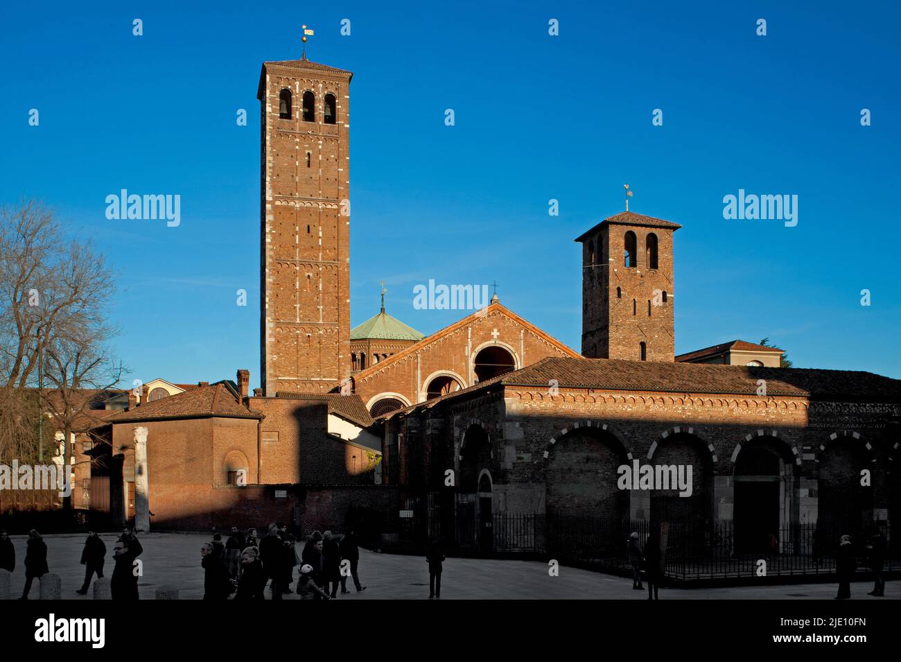 Milan, Basilica of Sant Ambrogio Stock Photo - Alamy