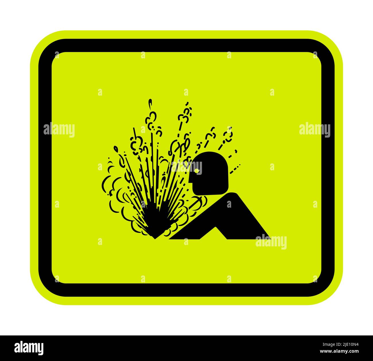 Explosion Release Of Pressure Symbol Sign Isolate on White Background ...