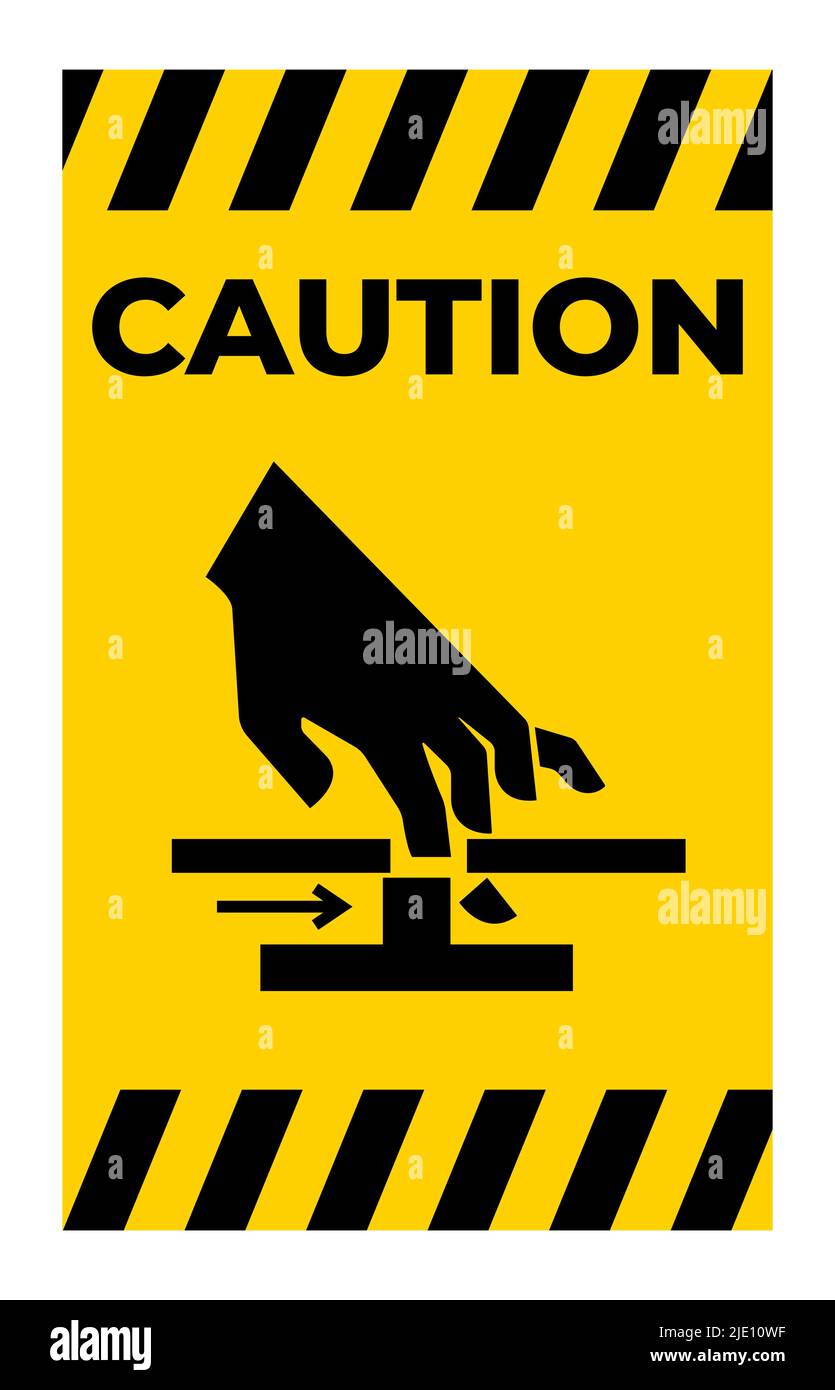 Cutting of Hand Moving Parts Symbol Sign Isolate on White Background ...