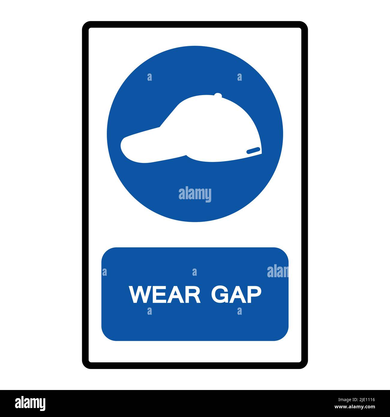 Wear Gap Symbol Sign Isolate on White Background,Vector Illustration ...
