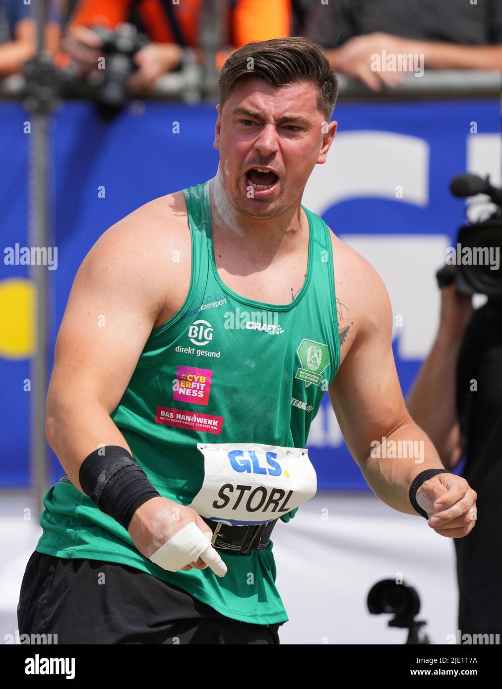 Berlin, Germany. 24th June, 2022. Athletics: German championship ...