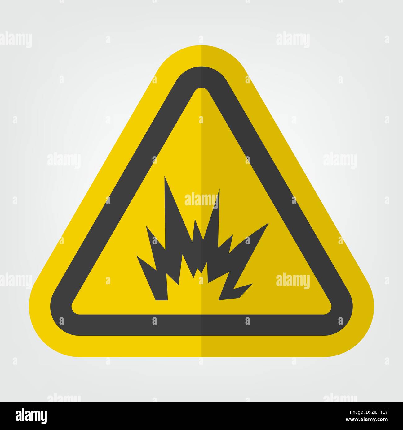 Arc Flash Hazard Symbol Sign Isolate On White Background,Vector ...