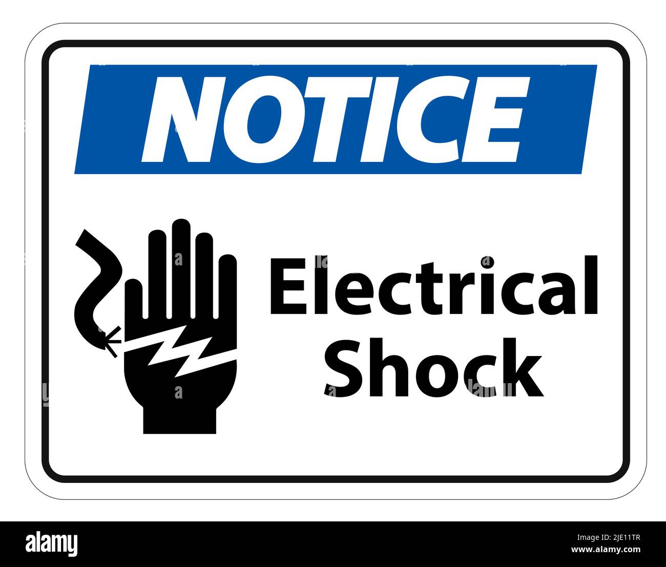 Electrical Shock Electrocution Symbol Sign Isolate On White Background ...