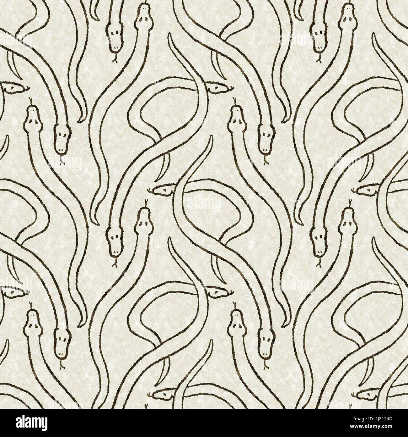 Cute safari snake wild animal pattern for babies room decor. Seamless ...