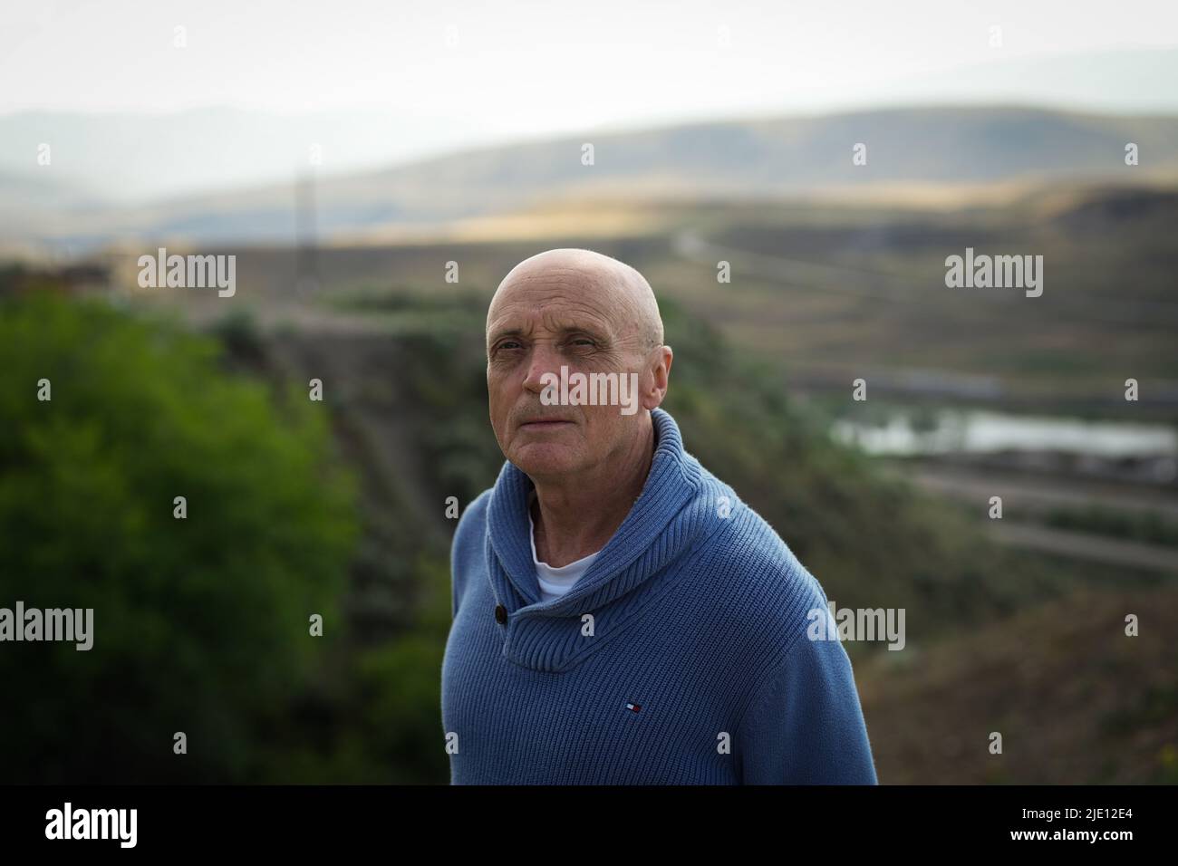Ron Nicholls, whose house in Lytton was destroyed by the 2021 wildfire ...