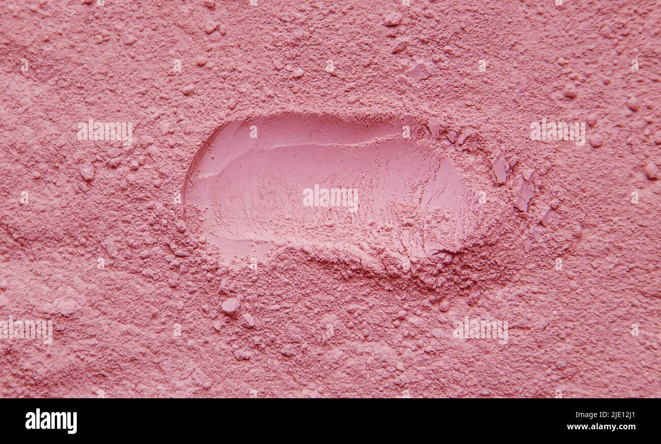 Mask clay powder spa texture for face and body. Selective focus Stock ...