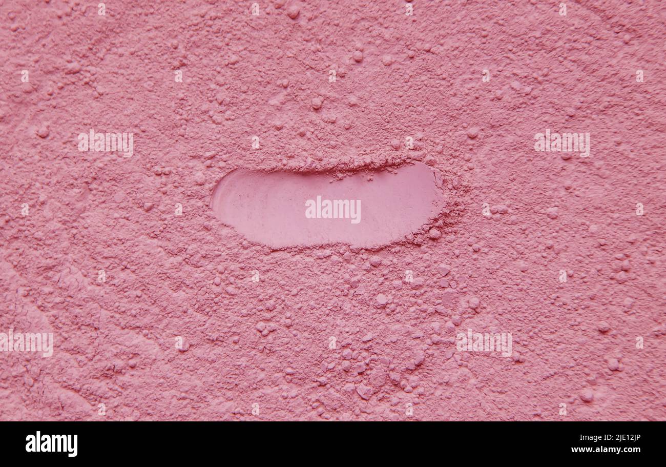 Mask clay powder spa texture for face and body. Selective focus Stock ...