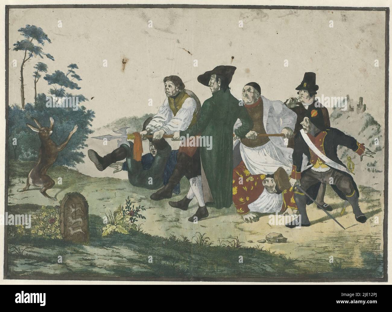 The Seven Swabians and the Hare, Political allegory based on the Grimm ...