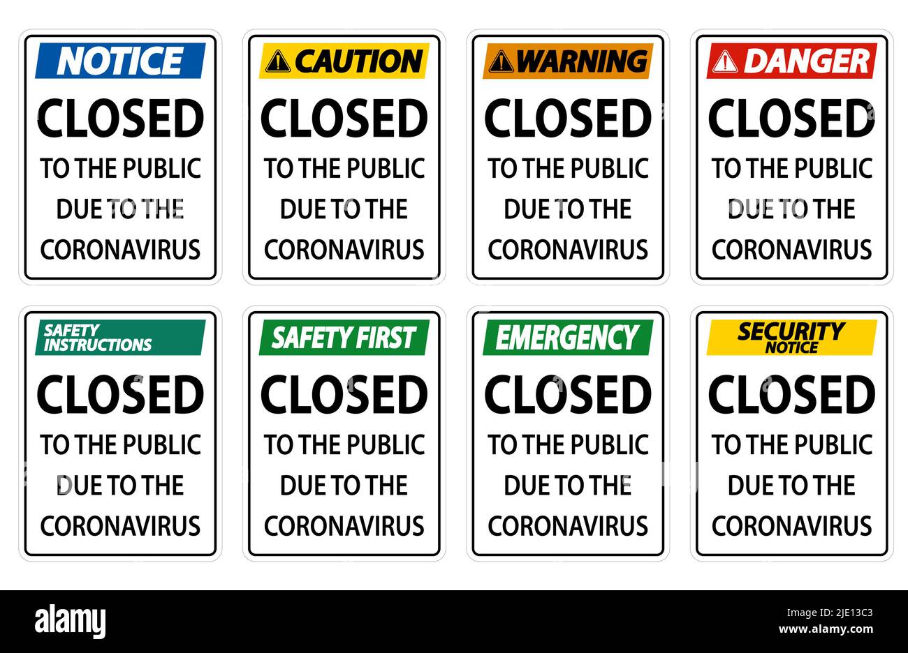 Closed to public sign on white background Stock Vector Image & Art - Alamy