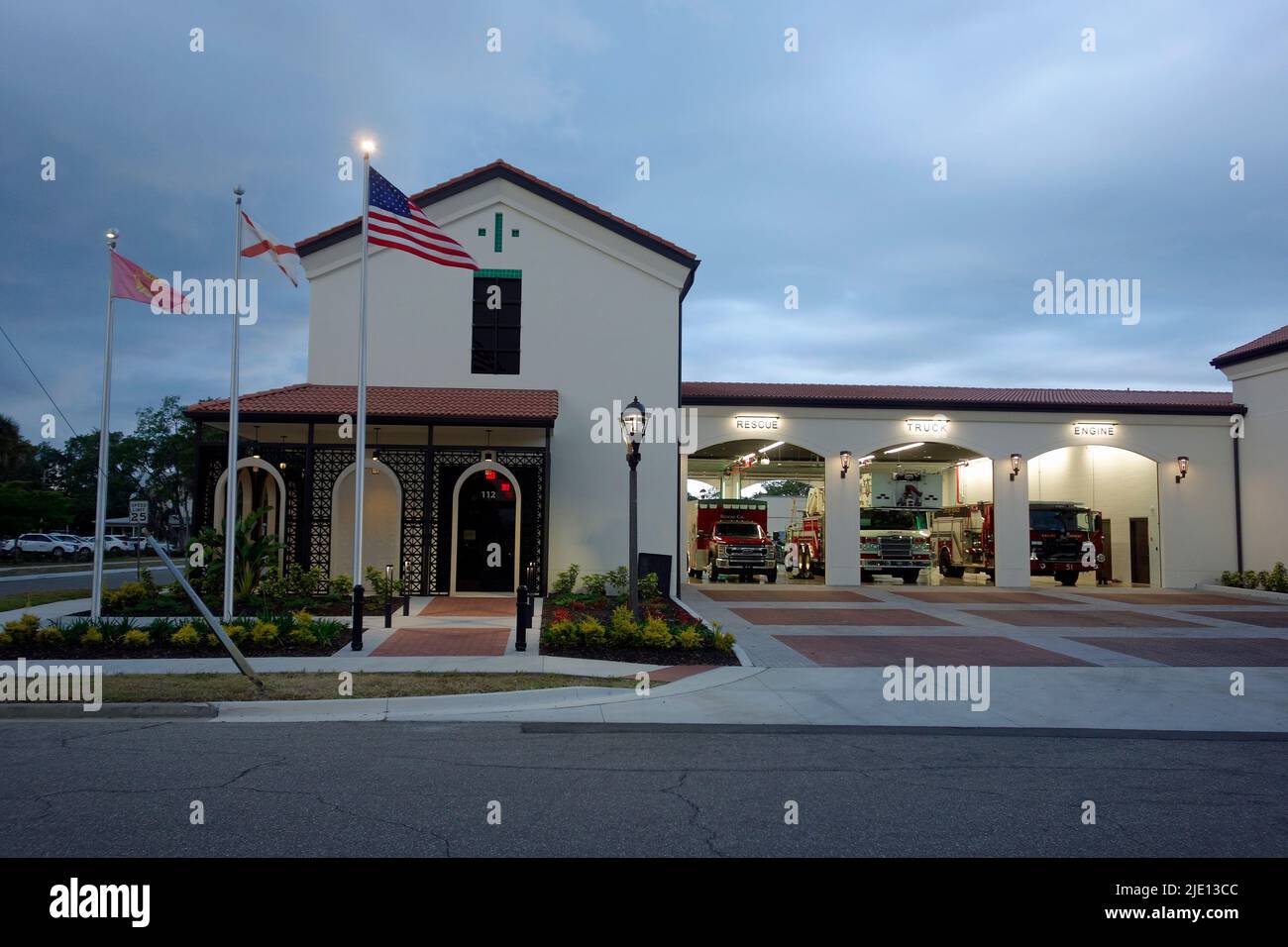 Venice Fire and Rescue Department Stock Photo - Alamy