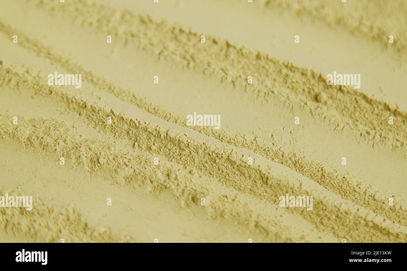Mask clay powder spa texture for face and body. Selective focus Stock ...