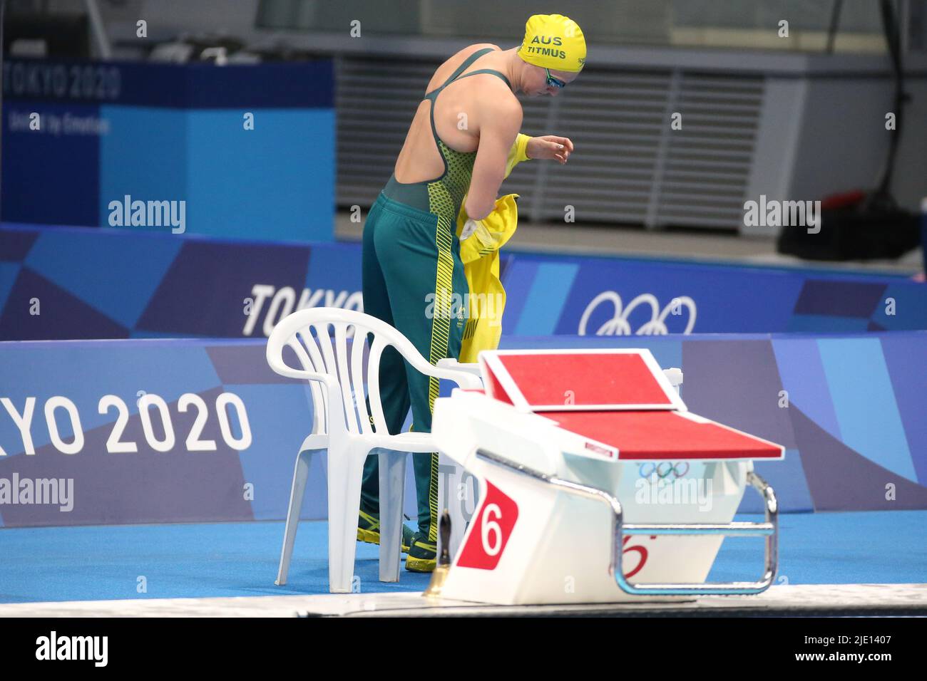 JULY 31st, 2021 - TOKYO, JAPAN: Ariarne Titmus of Australia wins the ...