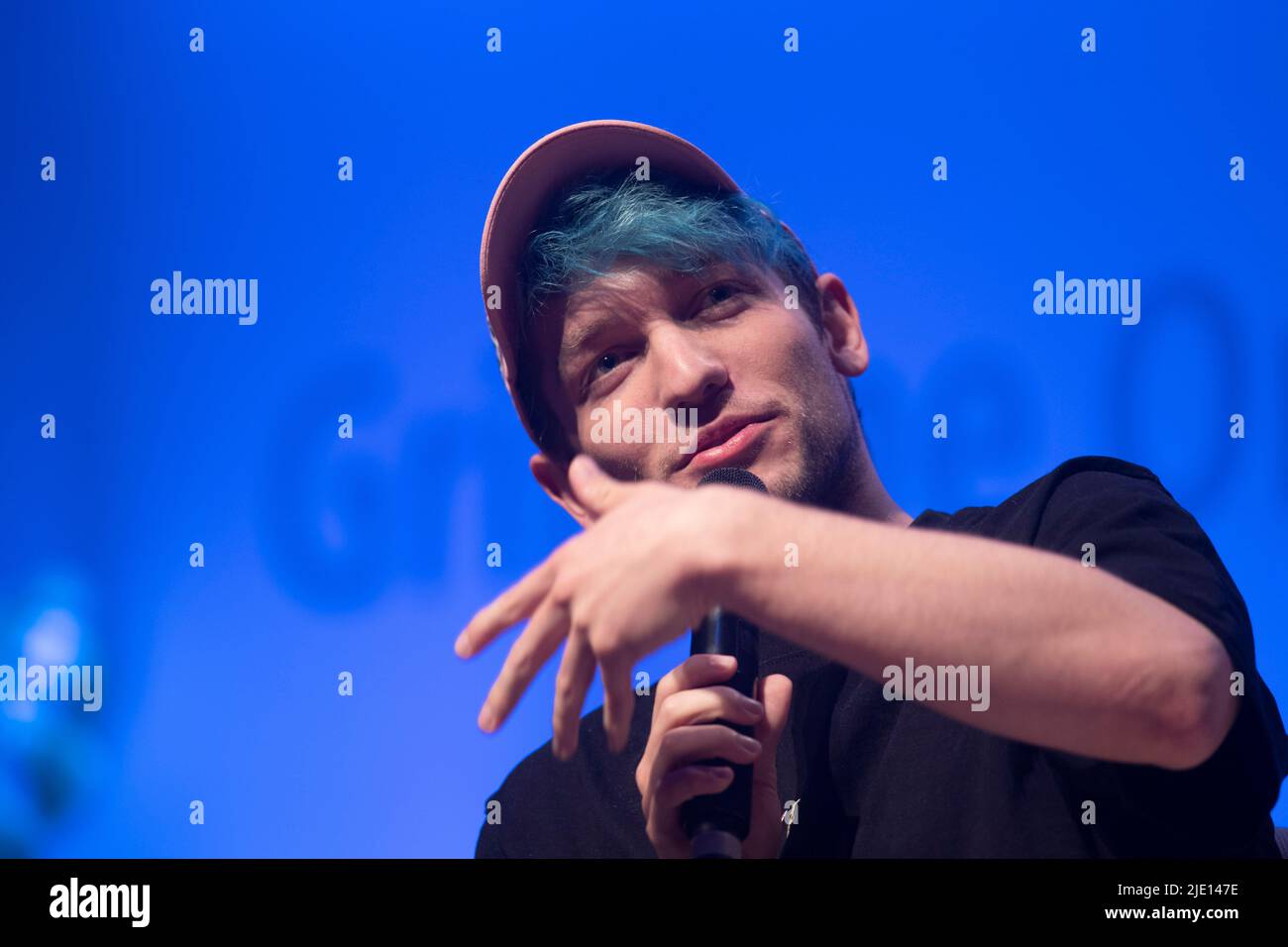 Cologne, Deutschland. 23rd June, 2022. REZO, Youtuber, Musician, Red ...