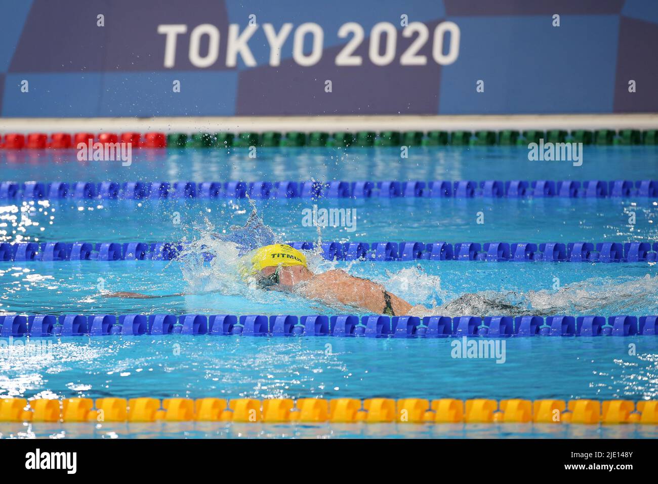 JULY 31st, 2021 - TOKYO, JAPAN: Ariarne Titmus of Australia wins the ...
