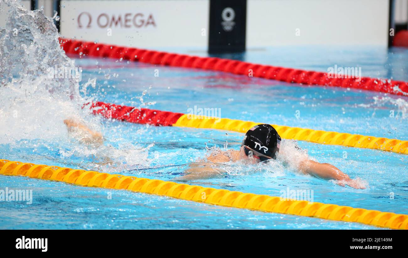 JULY 31st, 2021 - TOKYO, JAPAN: Kathleen Ledecky of United States wins ...