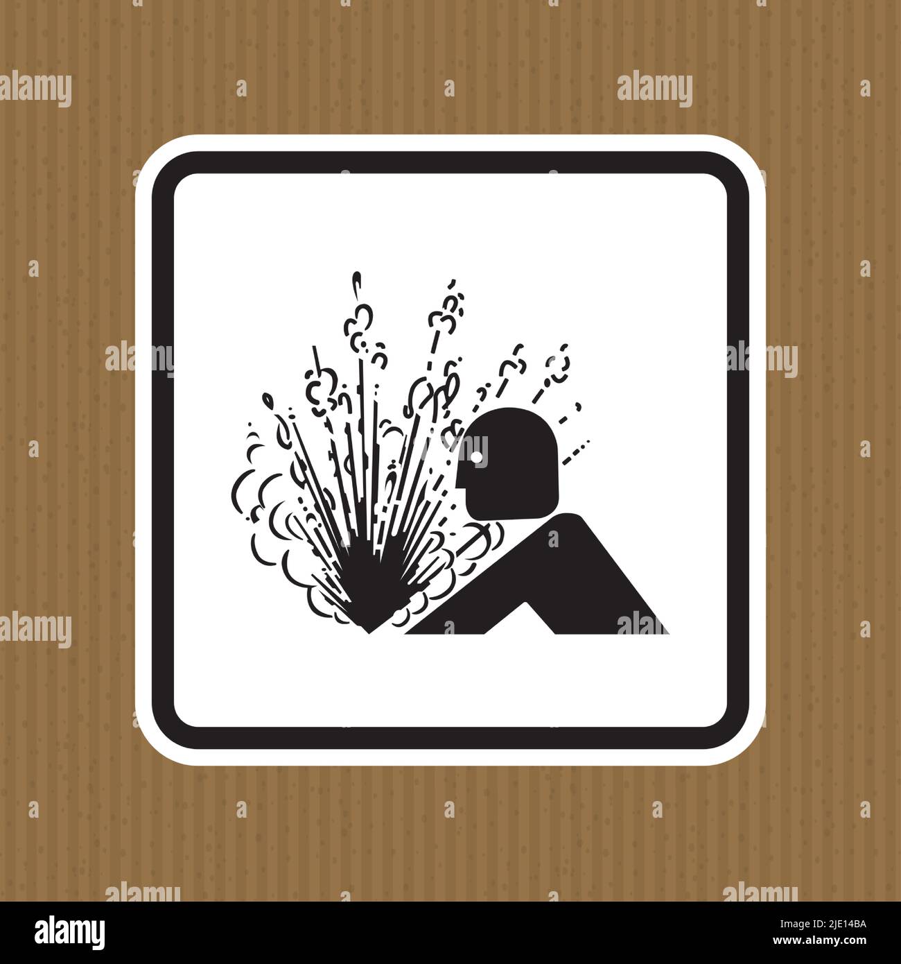 Explosion Release Of Pressure Symbol Sign Isolate on White Background ...