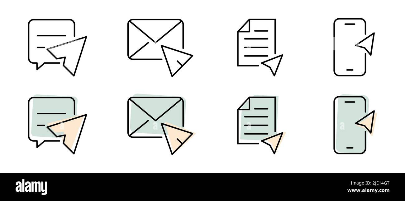 Pictogram message hi-res stock photography and images - Alamy