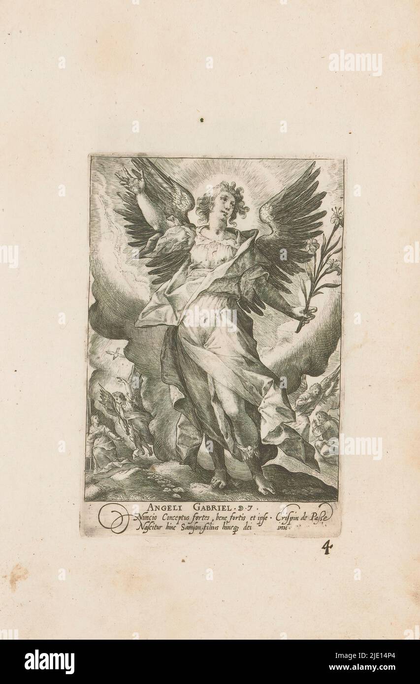 Archangel Gabriel, Angeli Gabriel (title on object), Archangels and ...