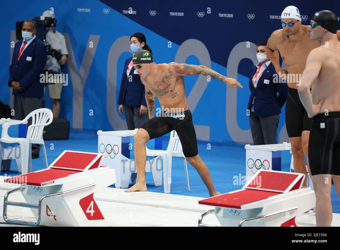 JULY 31st, 2021 - TOKYO, JAPAN: Bruno Fratus of Brazil in action during ...