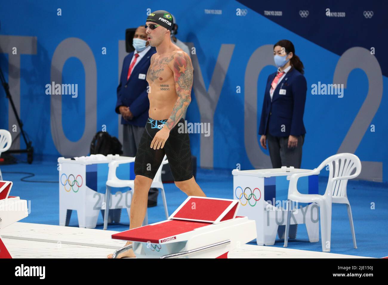 JULY 31st, 2021 - TOKYO, JAPAN: Bruno Fratus of Brazil in action during ...
