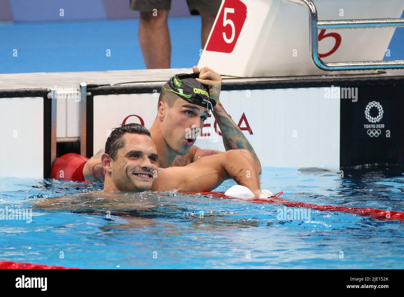 JULY 31st, 2021 - TOKYO, JAPAN: Florent Manaudou of France and Bruno ...