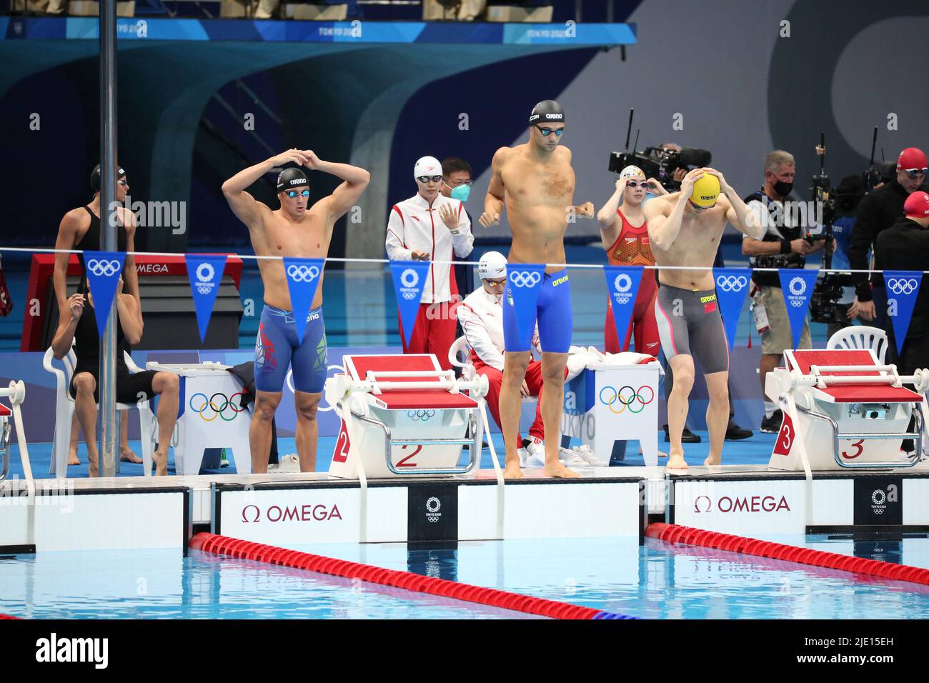 JULY 31st, 2021 - TOKYO, JAPAN: Thomas Ceccon of Italy in action during ...