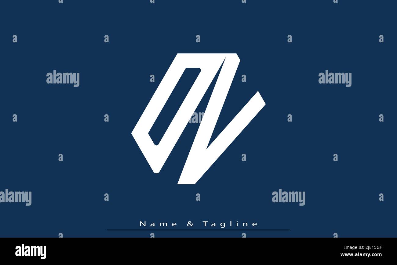 Alphabet letters Initials Monogram logo DV , VD Stock Vector Image ...