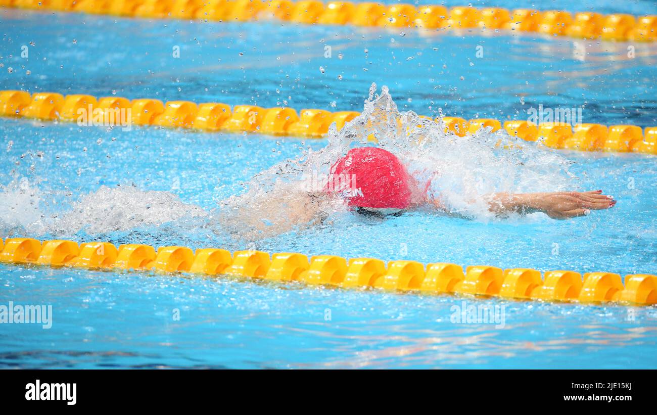 JULY 31st, 2021 - TOKYO, JAPAN: Anna Hopkin of Great Britain in action ...