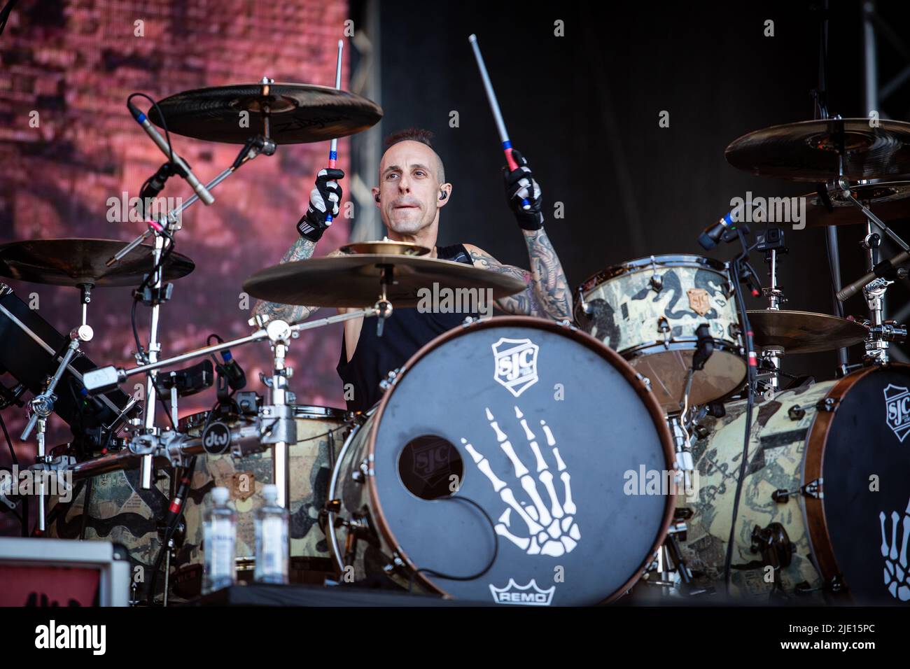 Oslo, Norway. 23rd June, 2022. The Canadian punk rock band Sum 41 ...