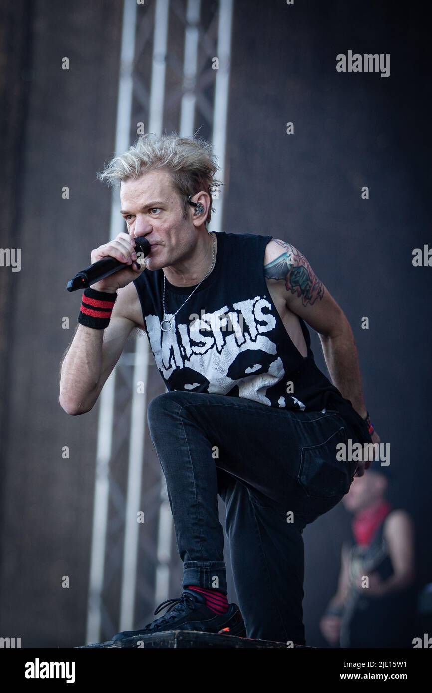Oslo, Norway. 23rd June, 2022. The Canadian punk rock band Sum 41 ...