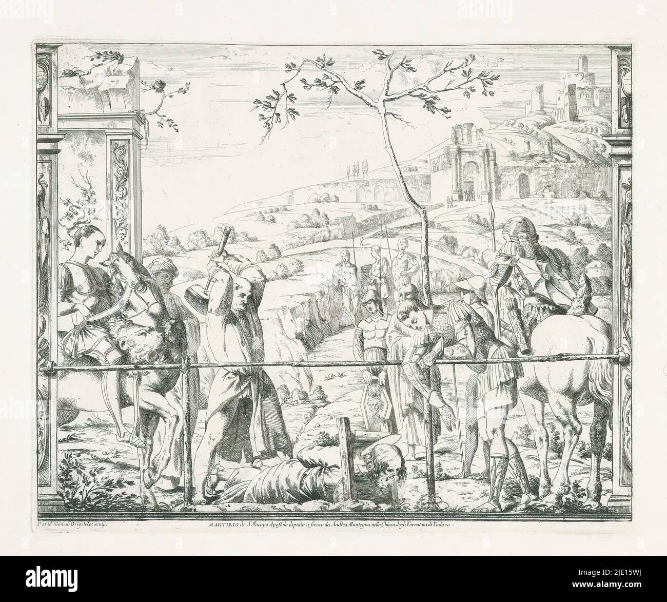 Martyrdom of St. James, The frescoes of Andrea Mantegna in the Chiesa ...
