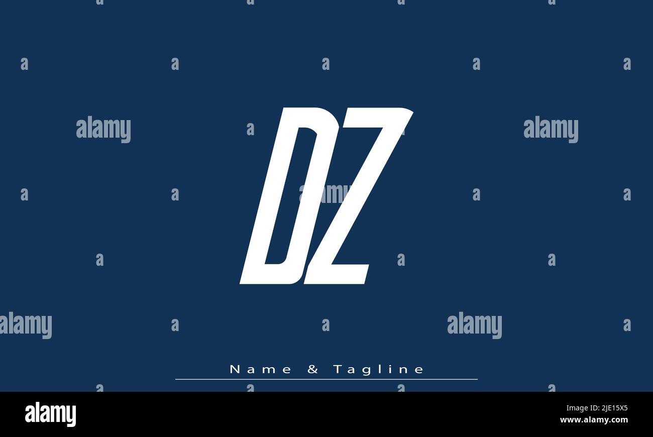 Letter dz logo Stock Vector Images - Alamy