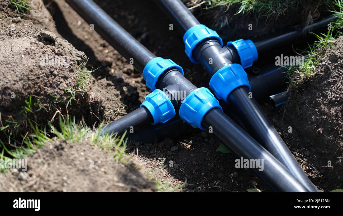 Pvc pipe in garden hi-res stock photography and images - Alamy