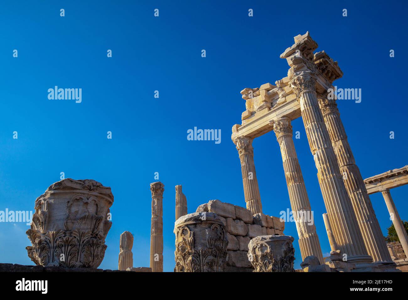 Temple of Trajan, Bergama (Pergamum), Turkey, Asia Stock Photo - Alamy