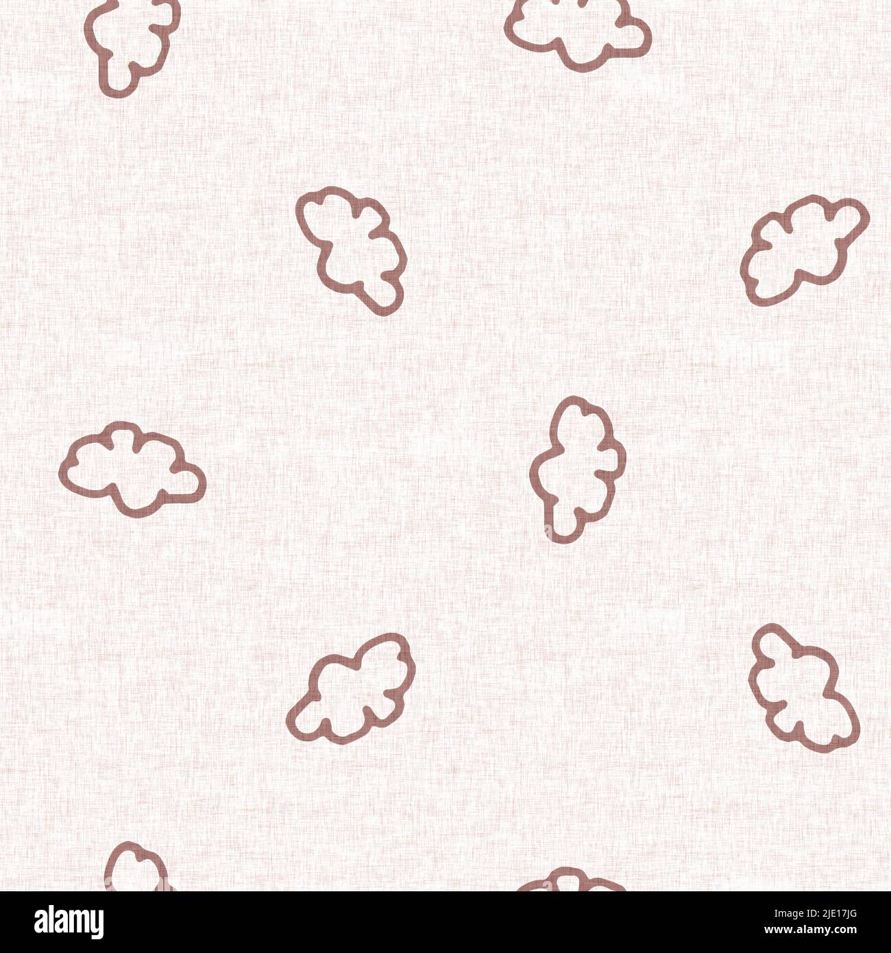Calm newborn minimal seamless cloud pattern. Gender neutral baby ...