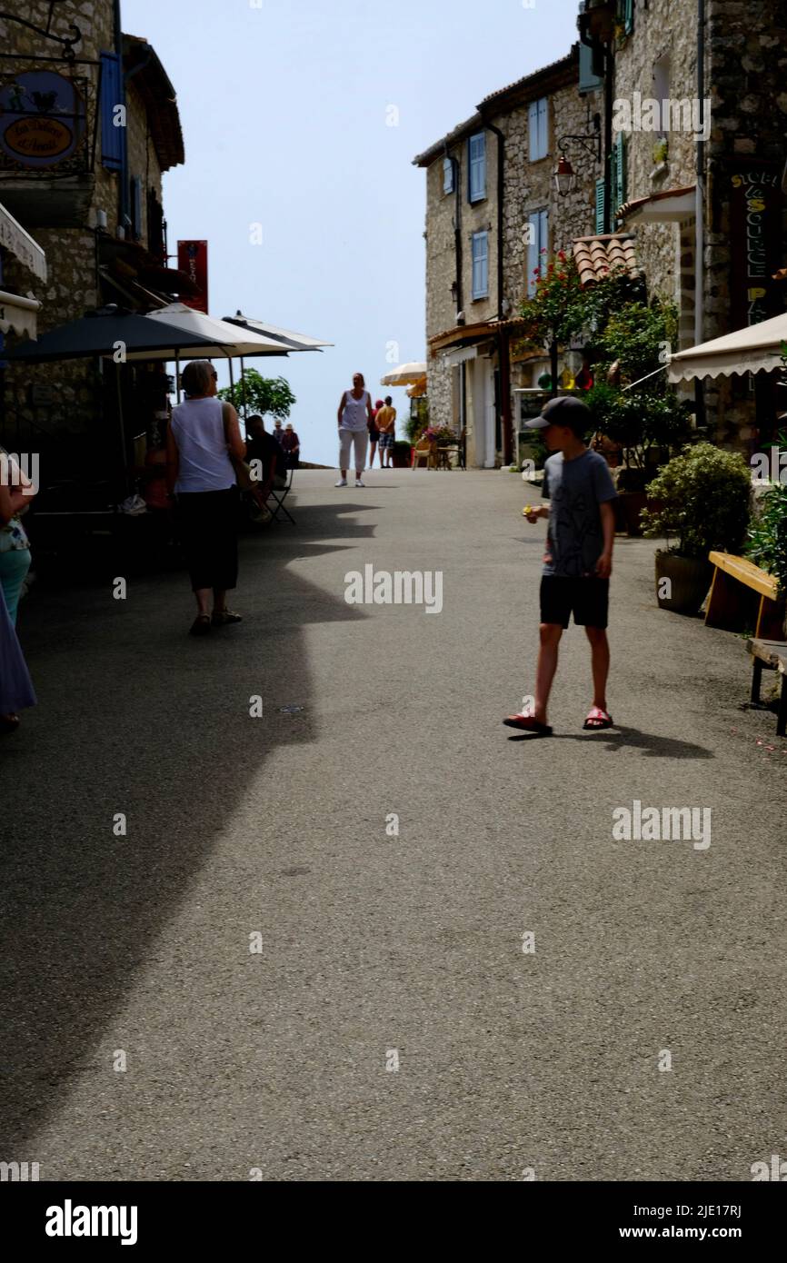 Gourdon Provence-Alpes-Cote d'Azur,an ancient fortified village, in the ...