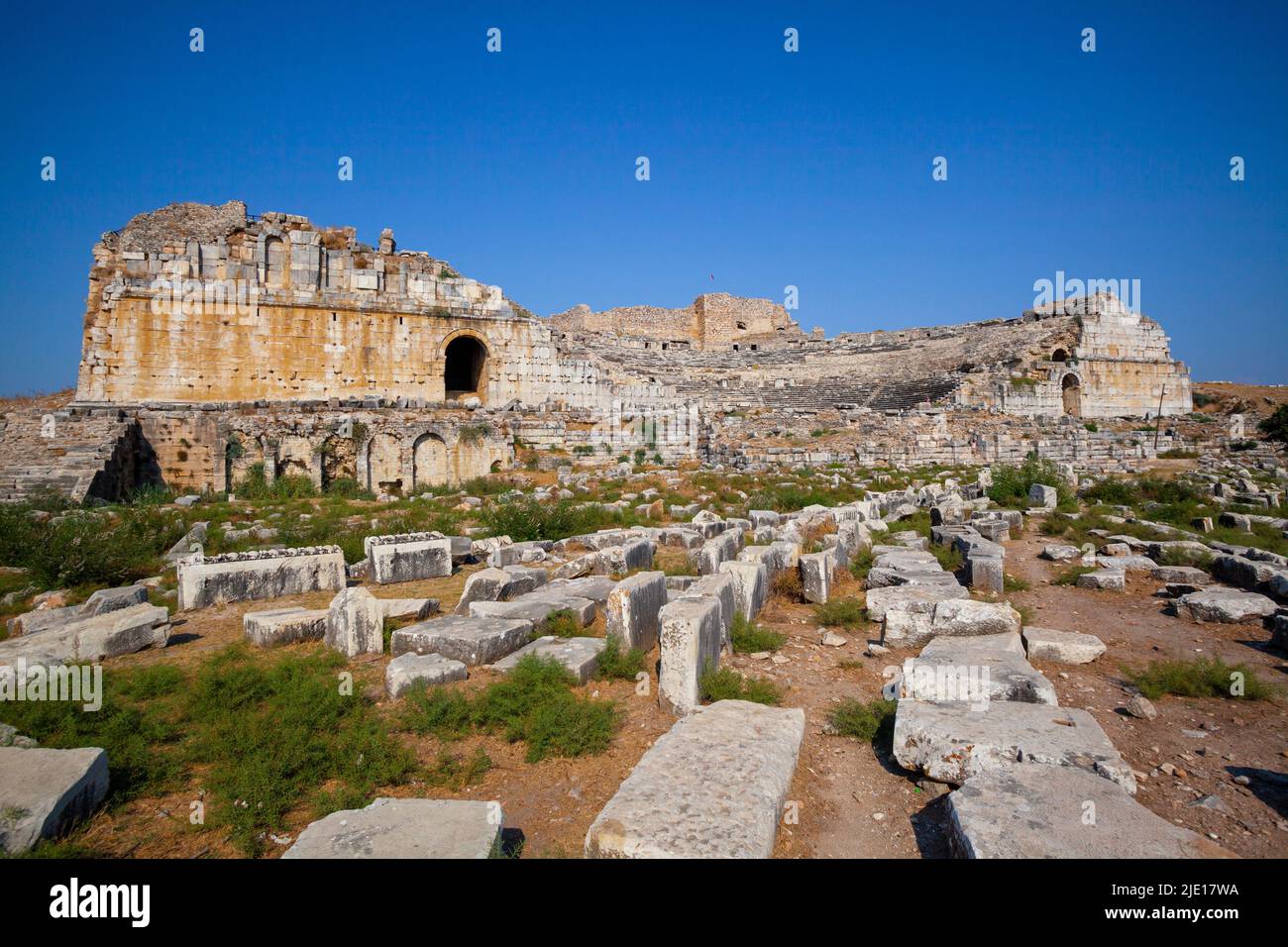Theatre, Miletus, Turkey, Asia Stock Photo - Alamy