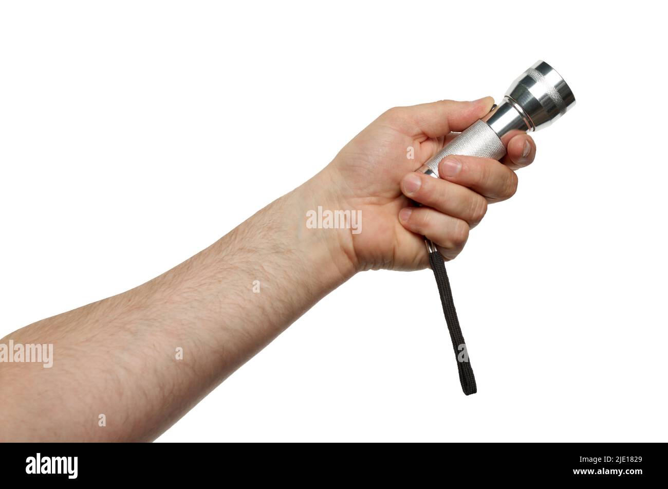 Arm holding flashlight hi-res stock photography and images - Alamy