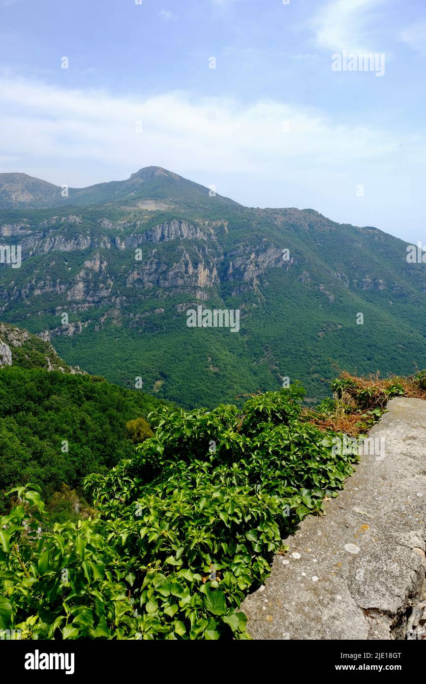 Gourdon Provence-Alpes-Cote d'Azur,an ancient fortified village, in the ...