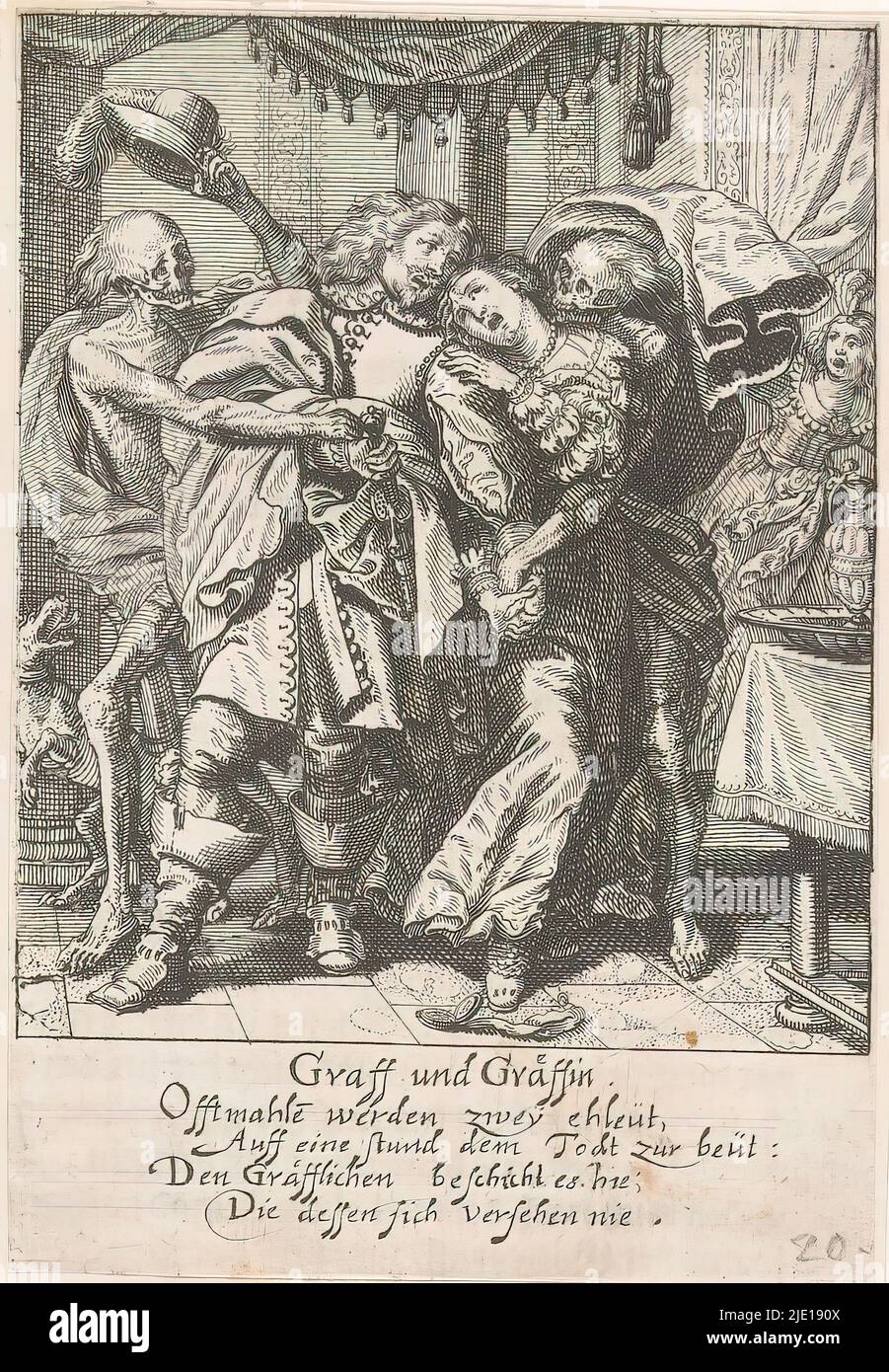Count and Countess and Death, Graf und Græffin (title on object), The ...